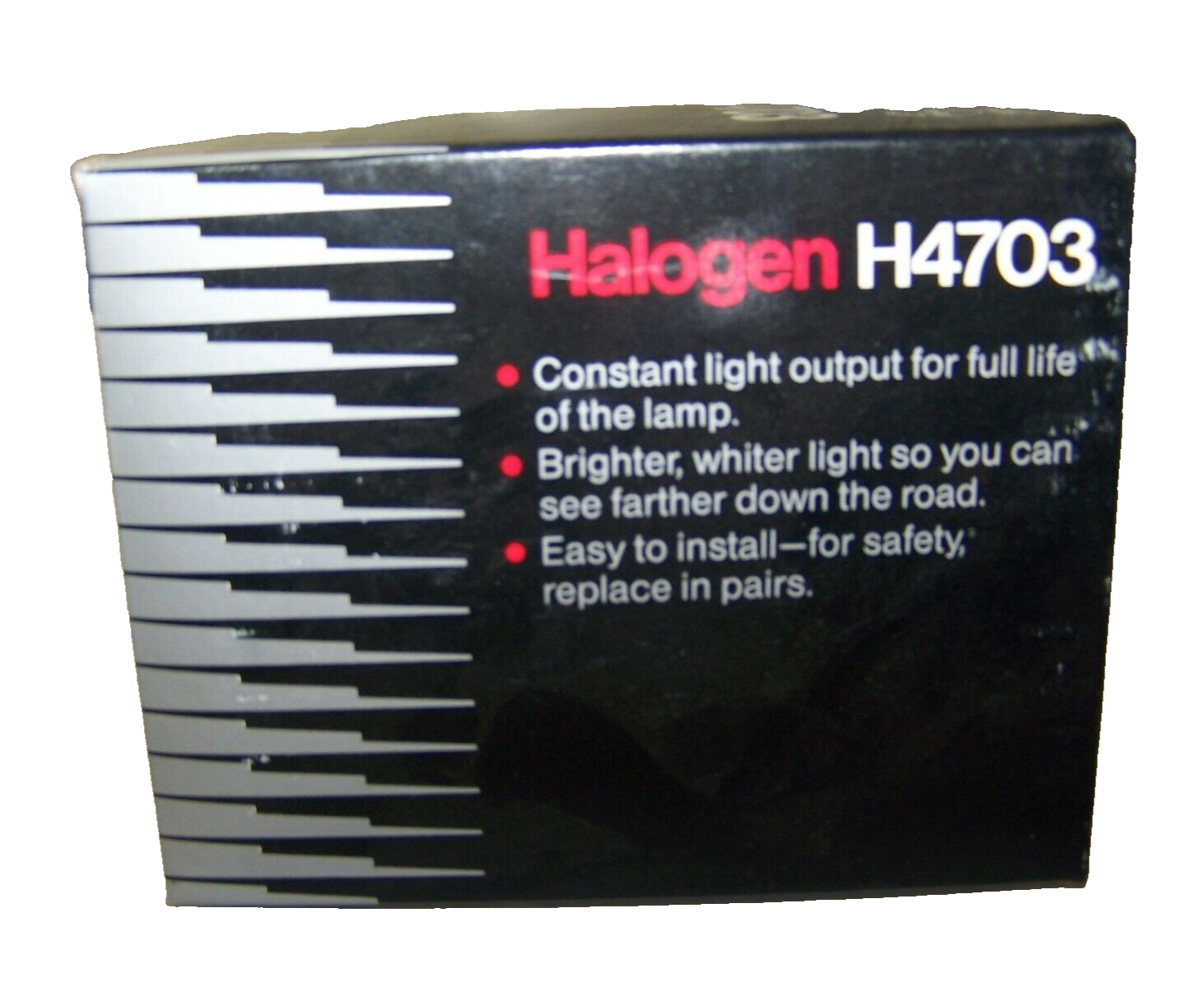 NEW PHILIPS H4703 HALOGEN RECTANGULAR LOW BEAM FOR 4 HEADLIGHT SYSTEM ...