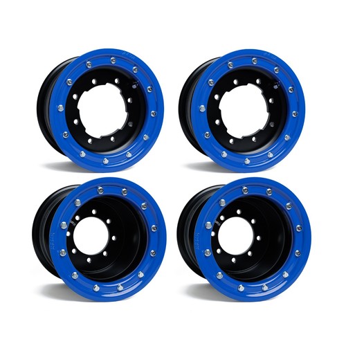 YFZ 450 450R Front Rear Wheels Beadlock 10x5 8x8 Alba Racing OEM Matte ...