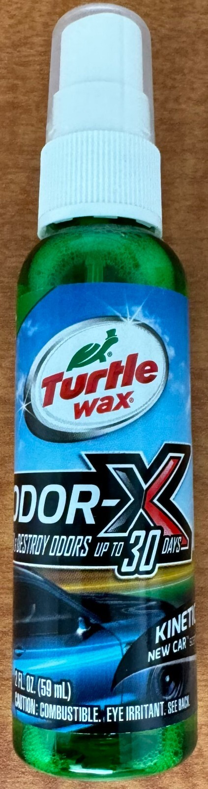 Turtle Wax Odor-X Kinetic New Car Scent 6 Pack-Travel Size Bottles 2 fl ...