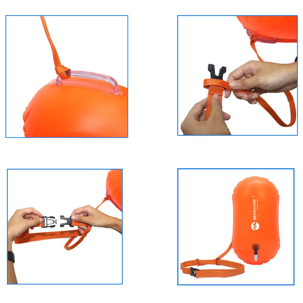 Swim Buoy Tow Float Dry Bag Pool Open Water | Grelly UK