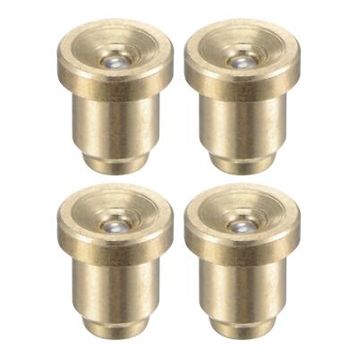 4pcs Brass Push Button Flange Grease Oil Cup 6mm Ball Oiler for ...