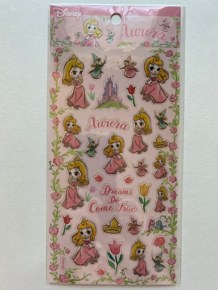 Disney Sleeping Beauty Aurora Sticker Sheet | eBay