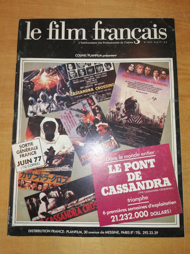 CINEMA LE FILM FRANCAIS 08 04 1977 OSCAR LA VICTOIRE EN CHANTANT JJ ...