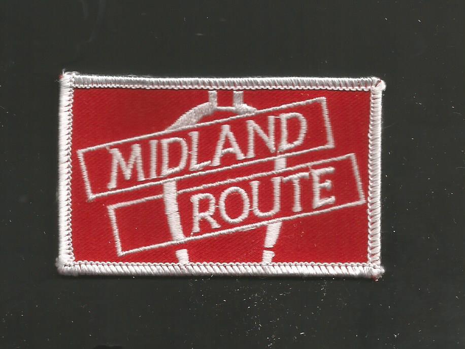 MIDLAND ROUTE RAILROAD PATCH 3 1/8 " | eBay UK