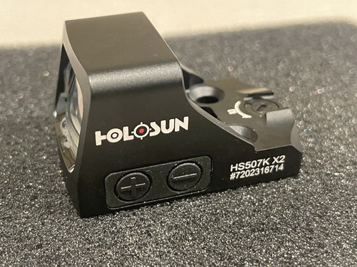 HOLOSUN HS507K X2 Open Reflex Sight - Red Reticle for sale online | eBay
