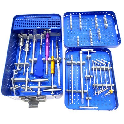 Bone Surgery DHS & DCS Plates Instrument Kit Trauma Surgical Locking ...