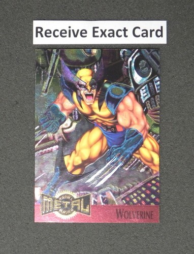 WOLVERINE (1) Promo Card 1995 Marvel METAL "The Dawn of the Metal Age ...