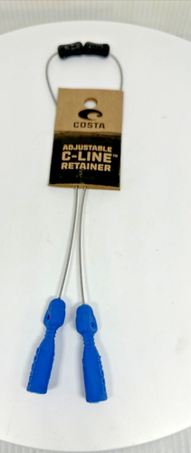 NEW Costa Del Mar Silver/Blue CA18 Adjustable C-Line Retainer for ...