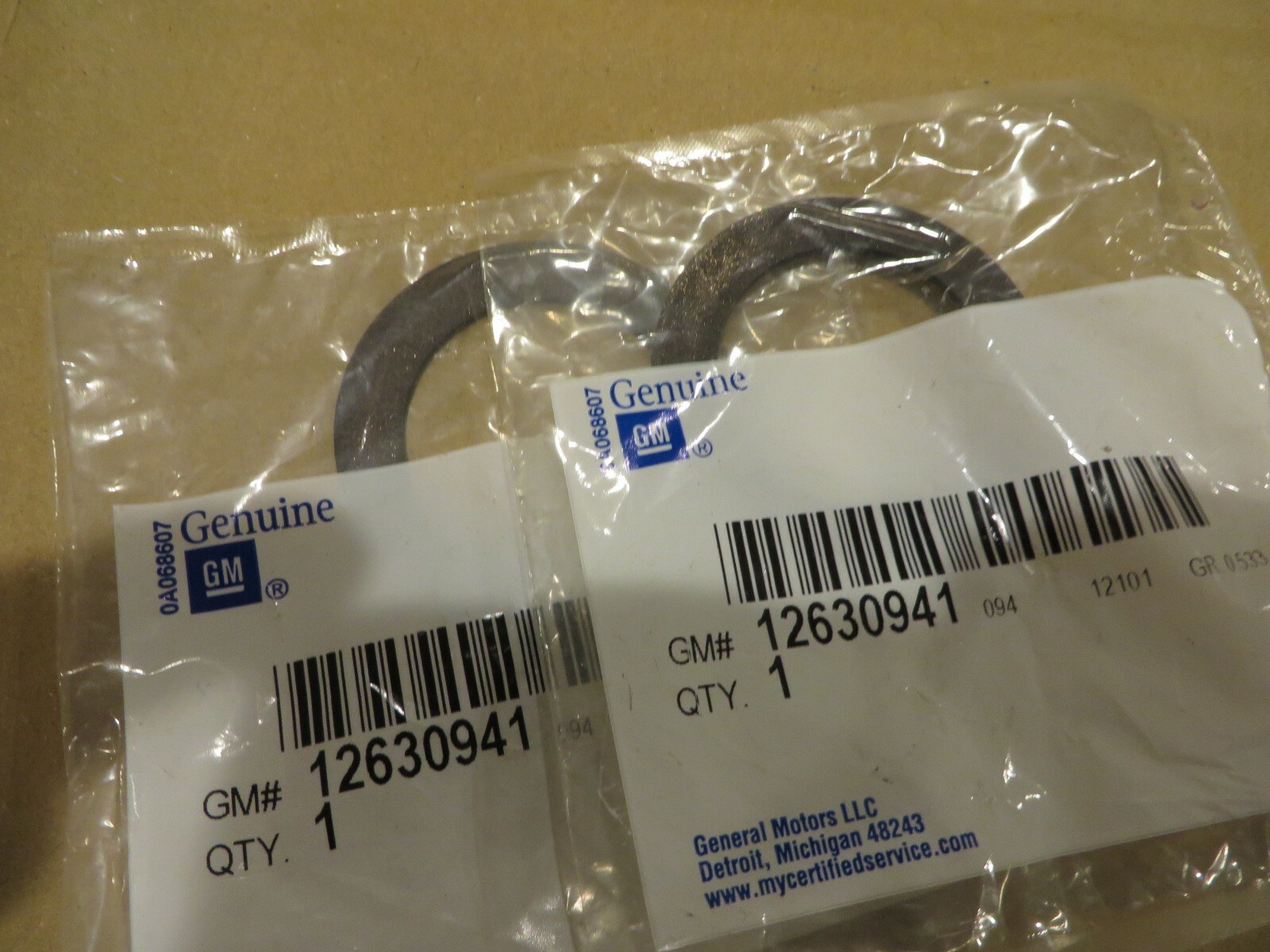 OEM # 12630941 GM General Motors AC DELCO OEM new cam actuator washer 2 ...