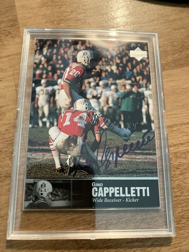 1997 Upper Deck Nfl Legends Gino Cappelletti Autograph | eBay
