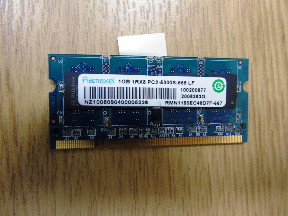 HP G60-119OM 1GB 667MHz PC2 5300S DDR2 Memory Module RAM 498474-001 | eBay