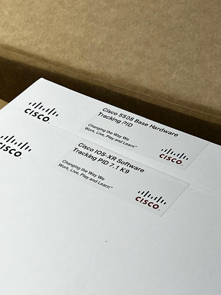 Cisco NCS-5508 with NC55-RP-E 3x NC55-5508-FC2 3x NC55-5508-FAN2 ...