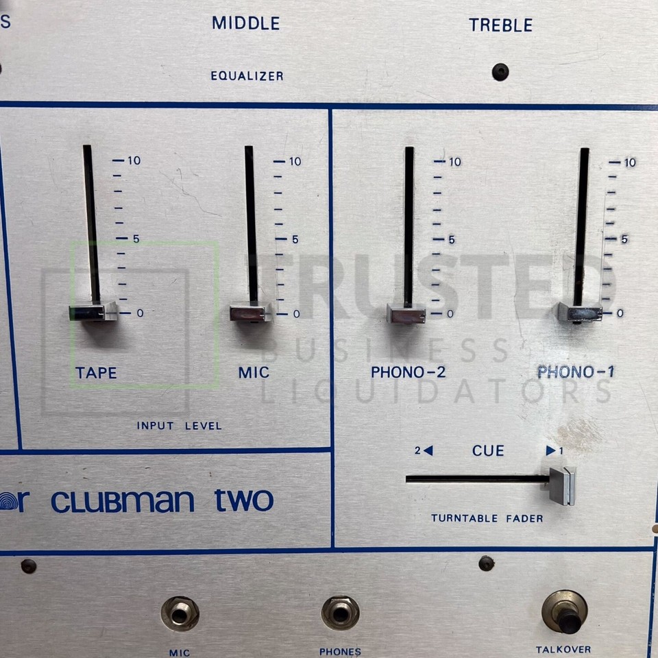 Vintage Meteor Clubman Two DJ Mixer LMC-222 - Classic 2-Channel ...