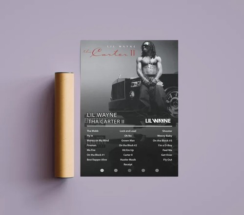 Lil Wayne Poster | Tha Carter II Poster | Album Poster Prints | | eBay