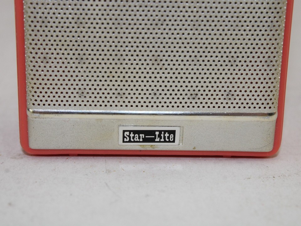 Star-Lite Hifi Deluxe 6 Transistor Radio w/ Case + OG Box! Pink Rare As ...
