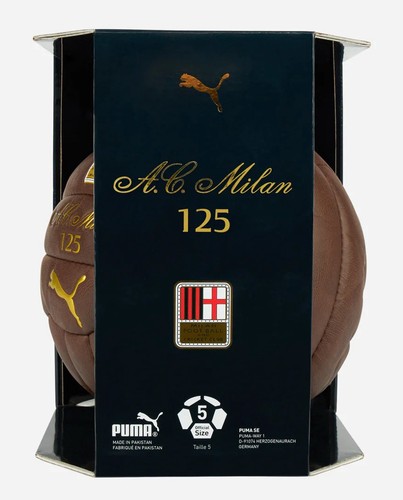 PUMA AC MILAN HISTORICAL BALL 125TH ANNIVERSARY | eBay