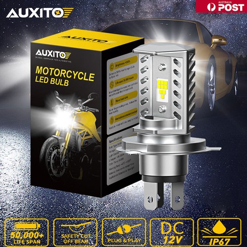 H4 NEW HB2 Motorcycle LED Hi/Low Beam Headlight Front Bulb Kit 6500K ...