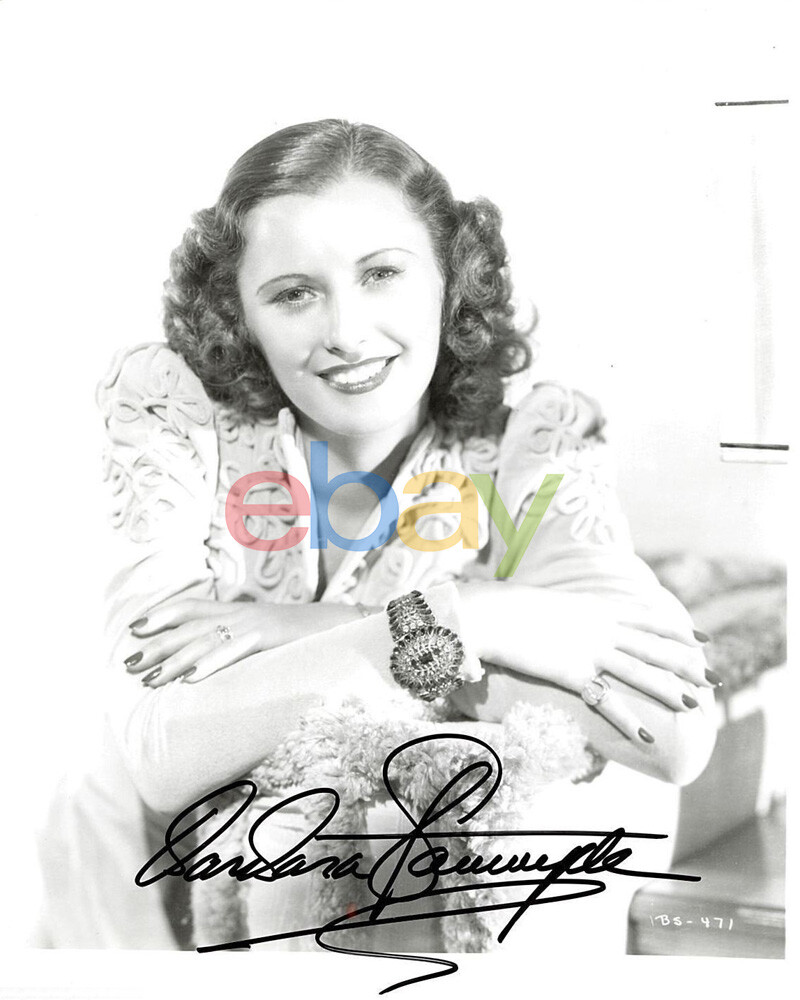 BARBARA STANWYCK Signed 8x10 Autographed Photo reprint | eBay