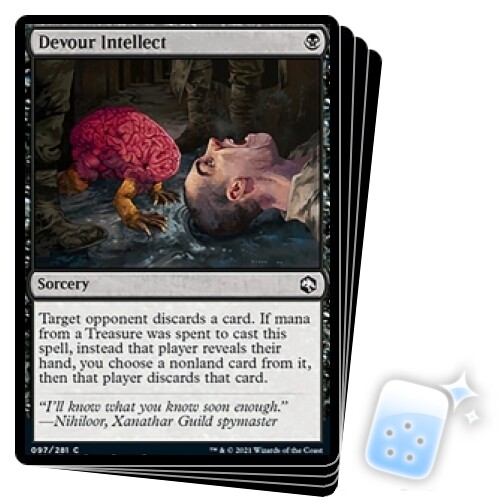 DEVOUR INTELLECT X4 Adventures In The Forgotten Realms AFR Magic MTG ...