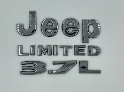 05 06 07 08 09 10 11 JEEP LIBERTY LIMITED REAR TRUNK EMBLEM BADGE ...