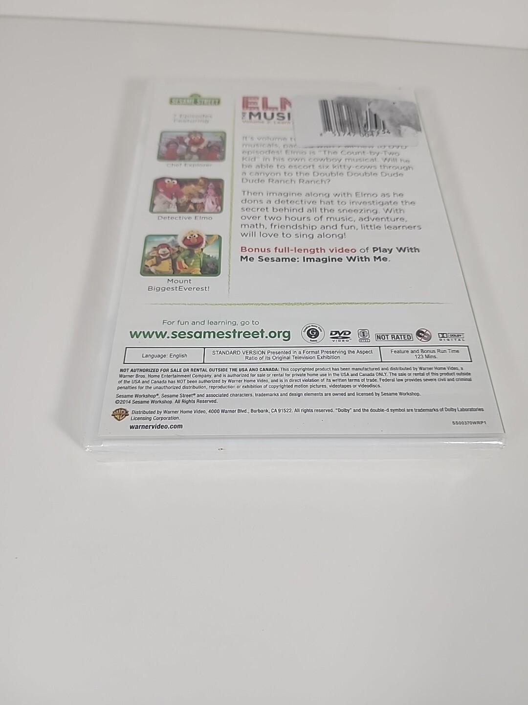 Elmo the Musical: Volume 2: Learn and Imagine (DVD) Elmos World New ...