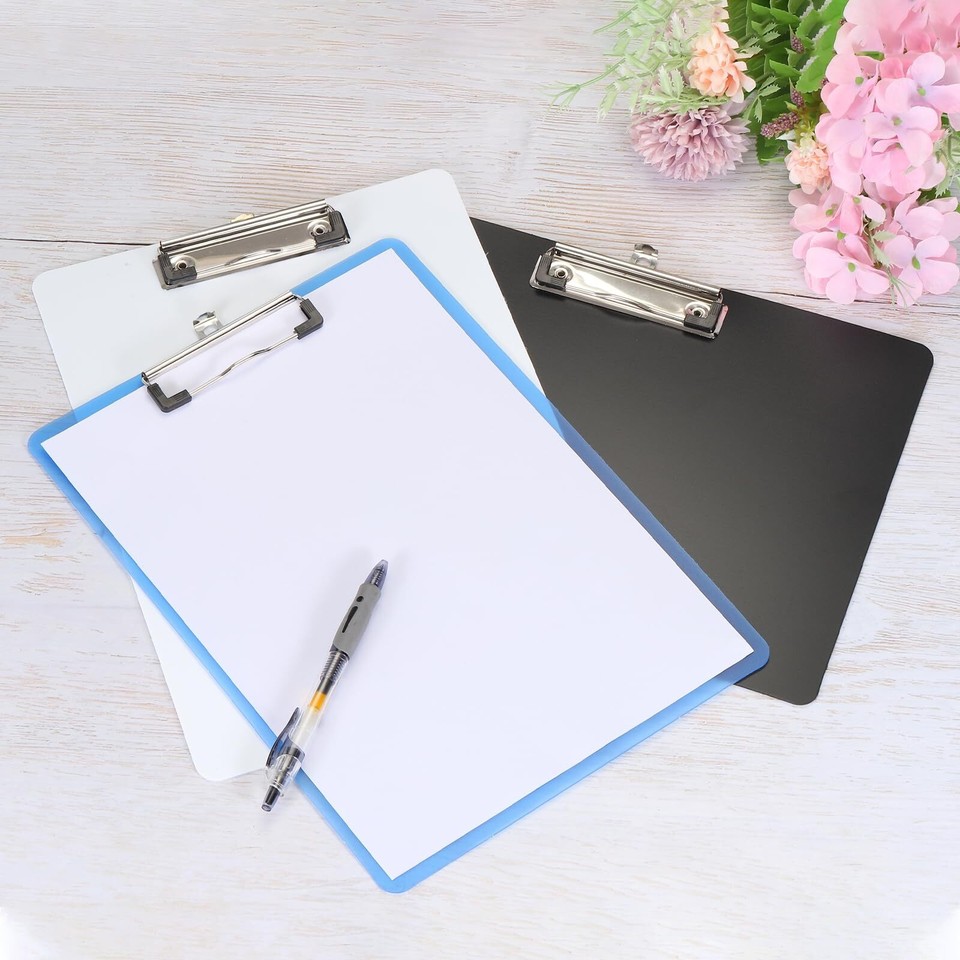 12.4 x 8.86 Inch Clipboard Landscape 2 Pack A4 PP Plastic Office ...