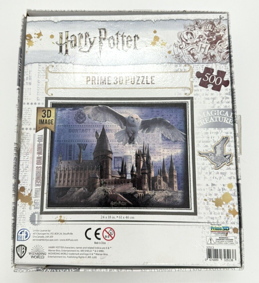 Lot 9 Harry Potter Hogwarts Castle 3000 Pc Puzzle Wand Necklaces ...