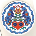 8" Double Dutch Distlefink Conestoga Hex Sign design by Hexologist Ivan ...