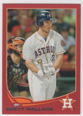 2013 Topps Update Brett Wallace Red Border | eBay