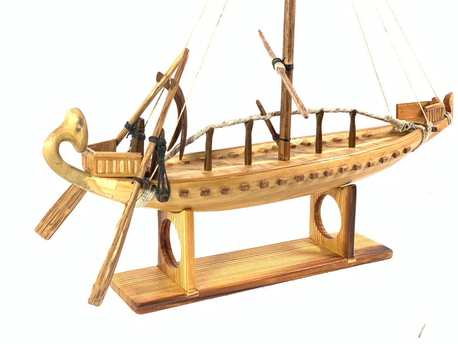 Egyptian model boat of 1500 BCE - Hatshepsut's Punt Expedition | eBay