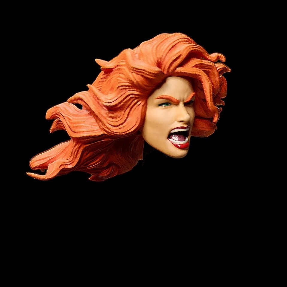 Marvel Legends Custom Screaming Siryn Head 3d printed PAINTED. | eBay