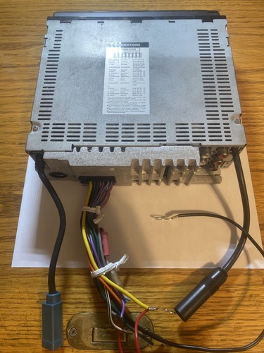 Alpine CDA-9856 CD Receiver MP3 WMA Car Stereo AM FM Radio w/ Harness ...