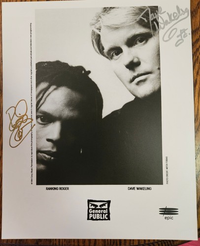 General Public ...Rub It Better Signed PRESS PHOTO Dave & Roger Rare | eBay