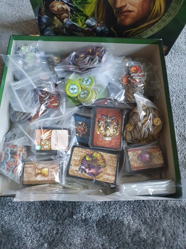 World of Warcraft Board Game + Expansions Fantasy Flight Game Complete ...
