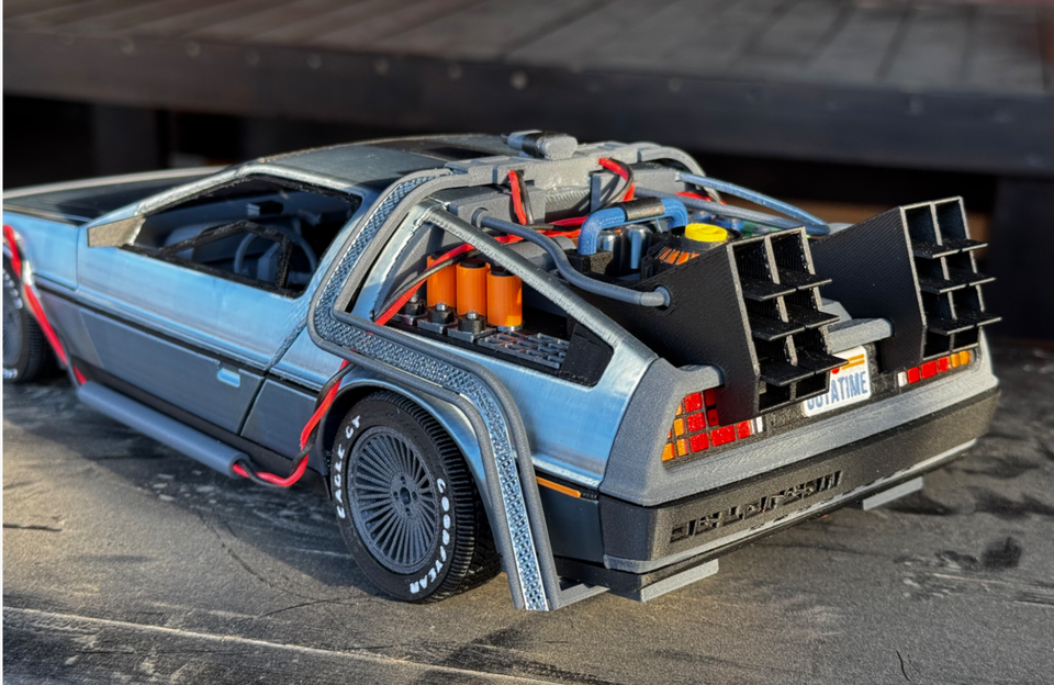 Back To The Future Delorean Model Kit 3D Printed Replica | eBay UK