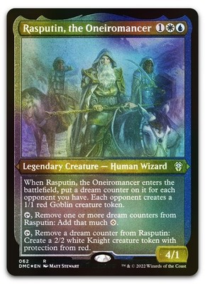 Rasputin, the Oneiromancer (Foil Etched) #62 (NM) Dominaria United DMC ...