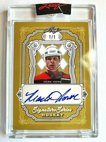 2021-22 Leaf Signature Series Gold #MH1 Mark Howe Autograph #1/1 SEALED ...