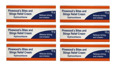 6 x Pinewood Hydrocortison Cream Bite & Sting Itch Relief 1% w/w | eBay UK