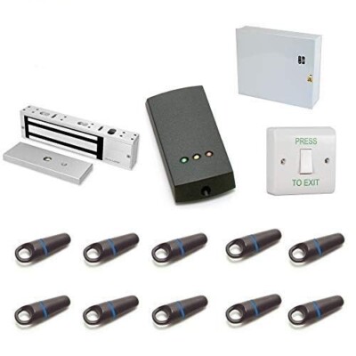 Paxton Compact Access Control Door Kit 10 Proximity Fobs Maglock ...