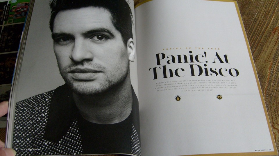 RS Rock Sound January 2019 Magazine with Calendar IDKHOW Brendon Urie ...