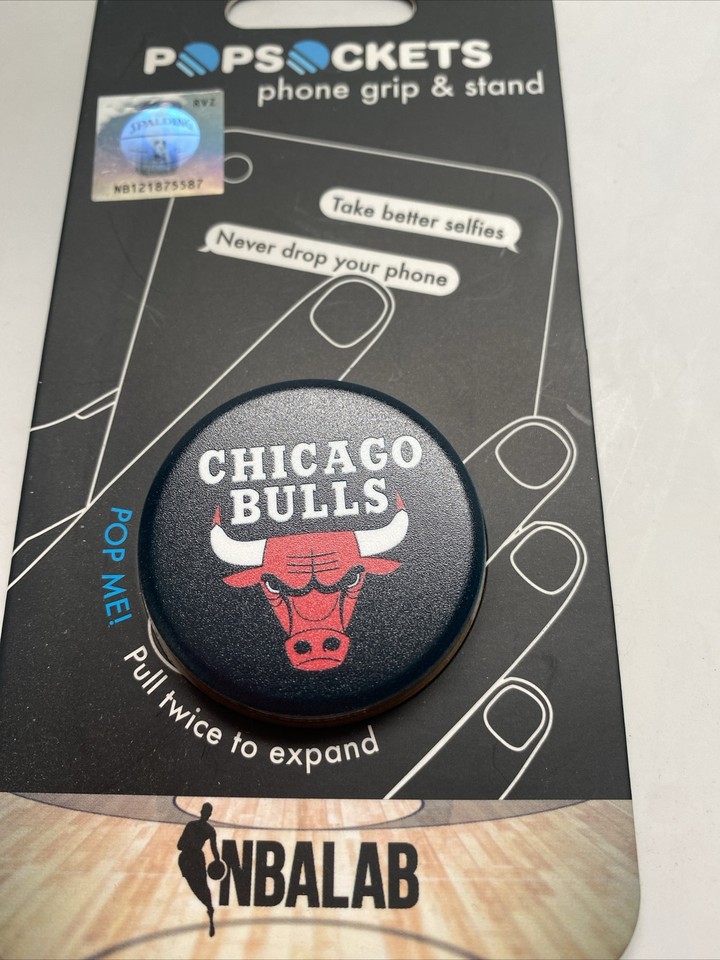 Authentic PopSockets NBALAB Chicago BULLS NBA Basketball Phone Grip And ...