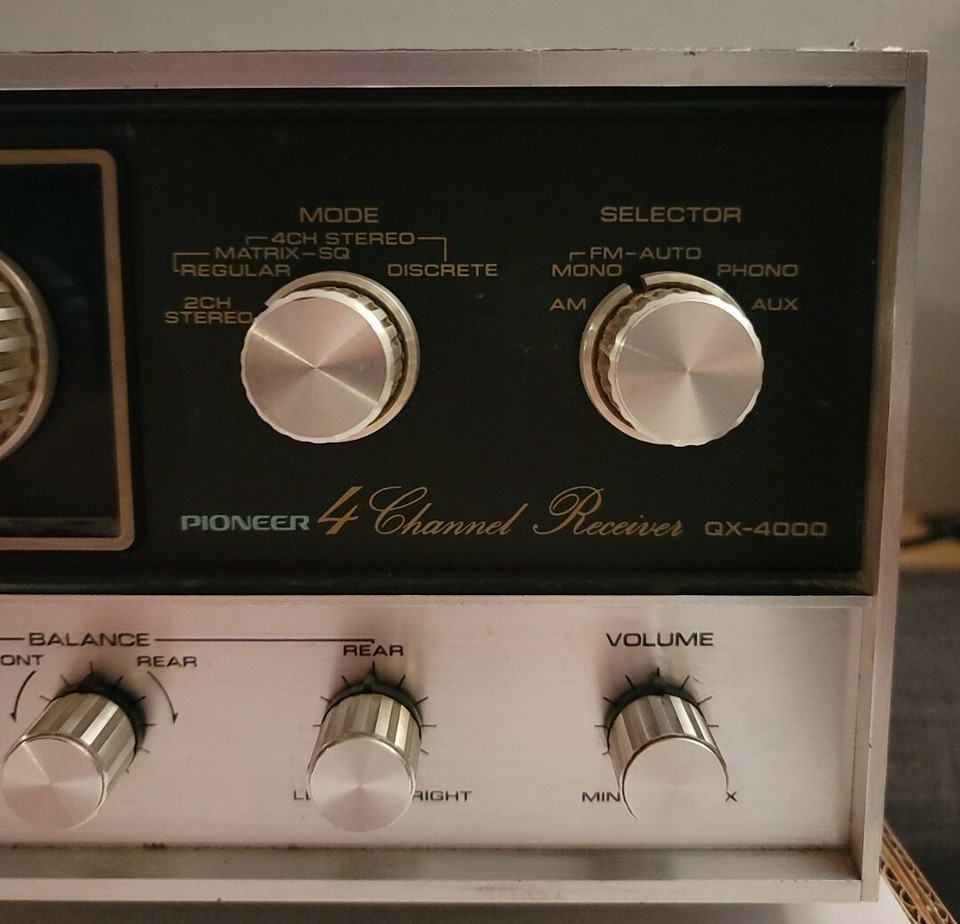 Pioneer 4 Channel Stereo AM/FM QX- 4000 Quad Receiver | eBay