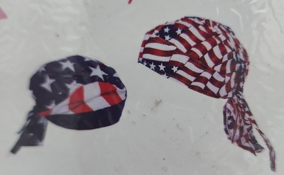 American Flag Durag - USA Doo Rag - Dew Rags for Men - Patriotic Skull ...