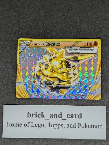 🥊 Pokemon TCG XY Fates Collide Carbink BREAK 51/124 Rare BREAK 💎 NM ...