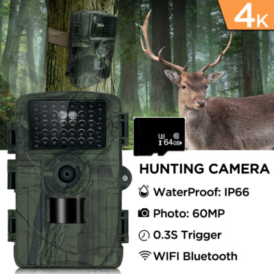 HD Night Vision Wildlife Trail Camera Game Outdoor Motion Hunting Cam ...