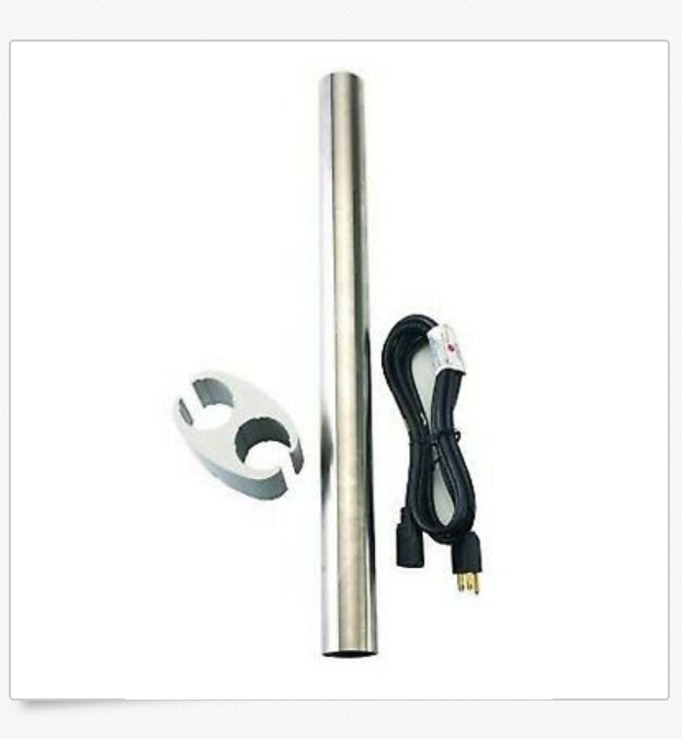Light Post Extension, 24", Ritter Bushing, Dental Stainless Steel DCI ...