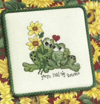 Toad-Aly Awesome Frogs CROSS STITCH PATTERN CHART removed from a ...
