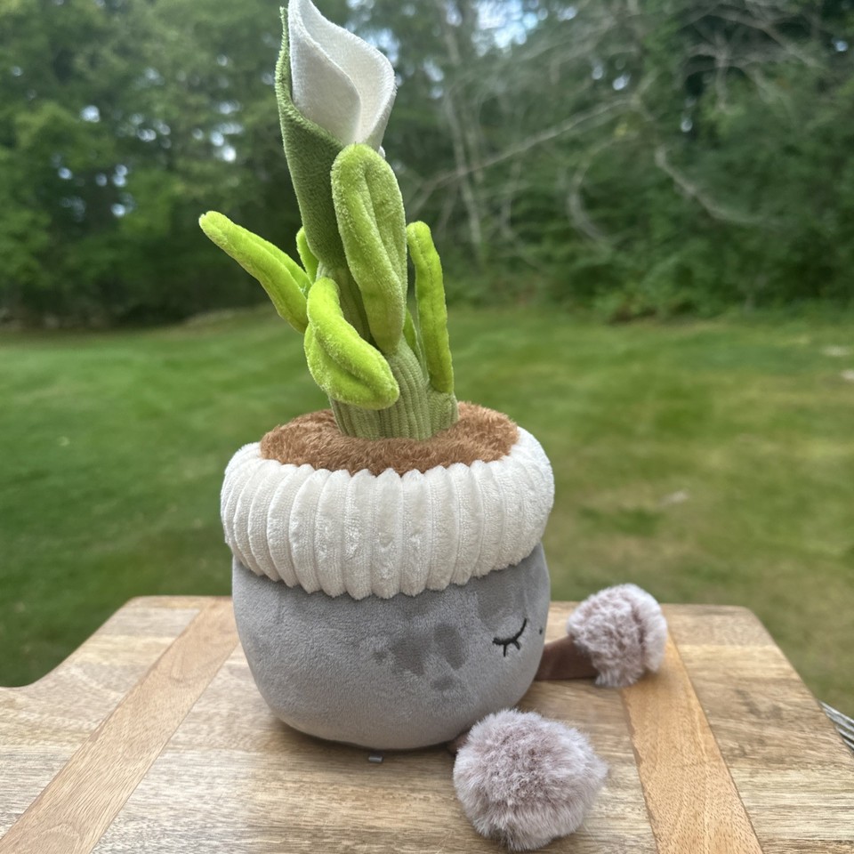 Greenhouse Russ Calla Lily Plush Toy Stuffed Animal Peace Flower Pot ...