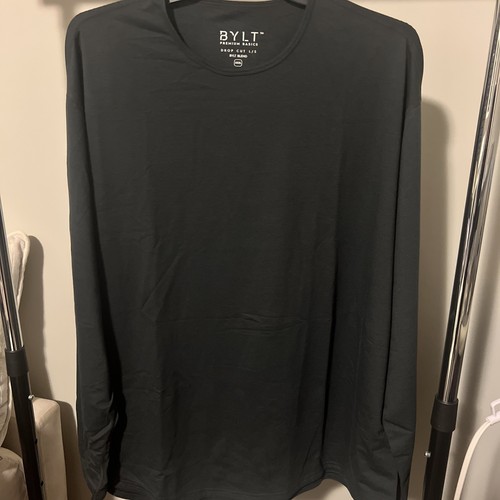 BYLT Premium Basics Drop Cut Longsleeve 3XL Dark Gray | eBay