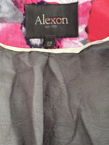 Y2K Vintage Alexon Floral Waterfall Silk Style Jacket Size UK 20 | eBay
